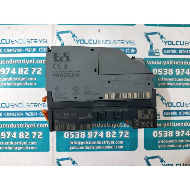 X20 BC 0083 B&R X20 Powerlink Bus Controller fiyatı,